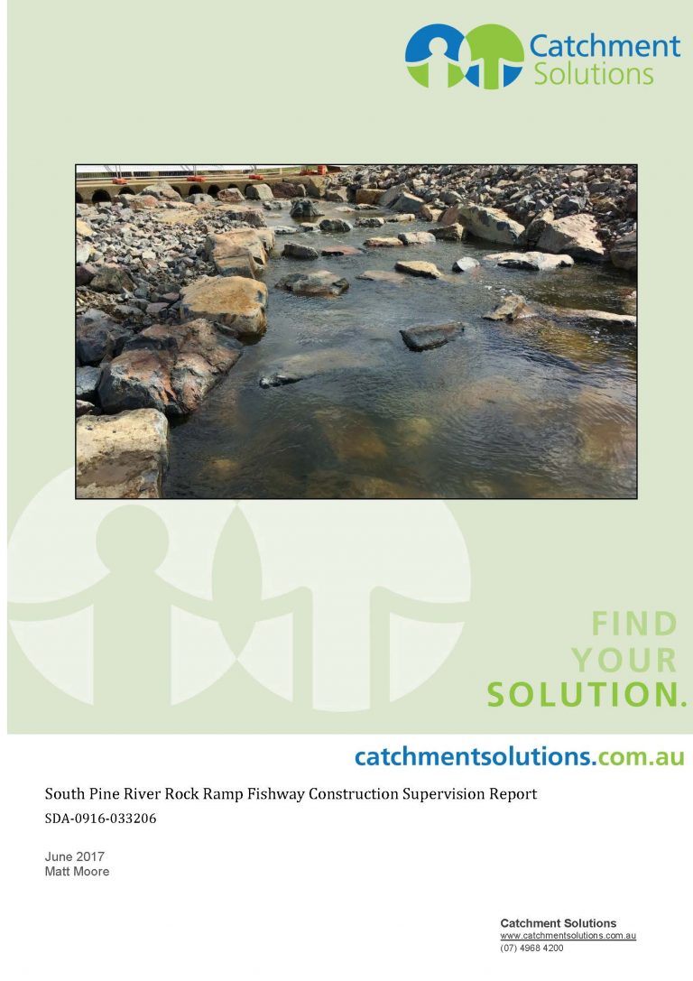 COMPLETED: Leitchs Road Rock Ramp Fishway, Brendale - Universal Civil