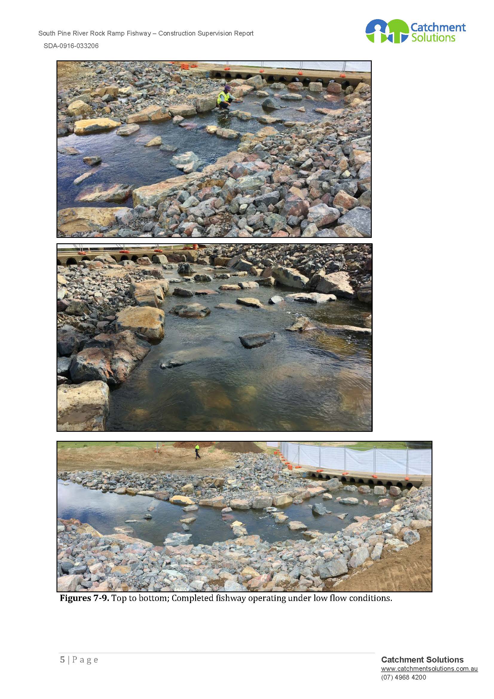 COMPLETED: Leitchs Road Rock Ramp Fishway, Brendale - Universal Civil